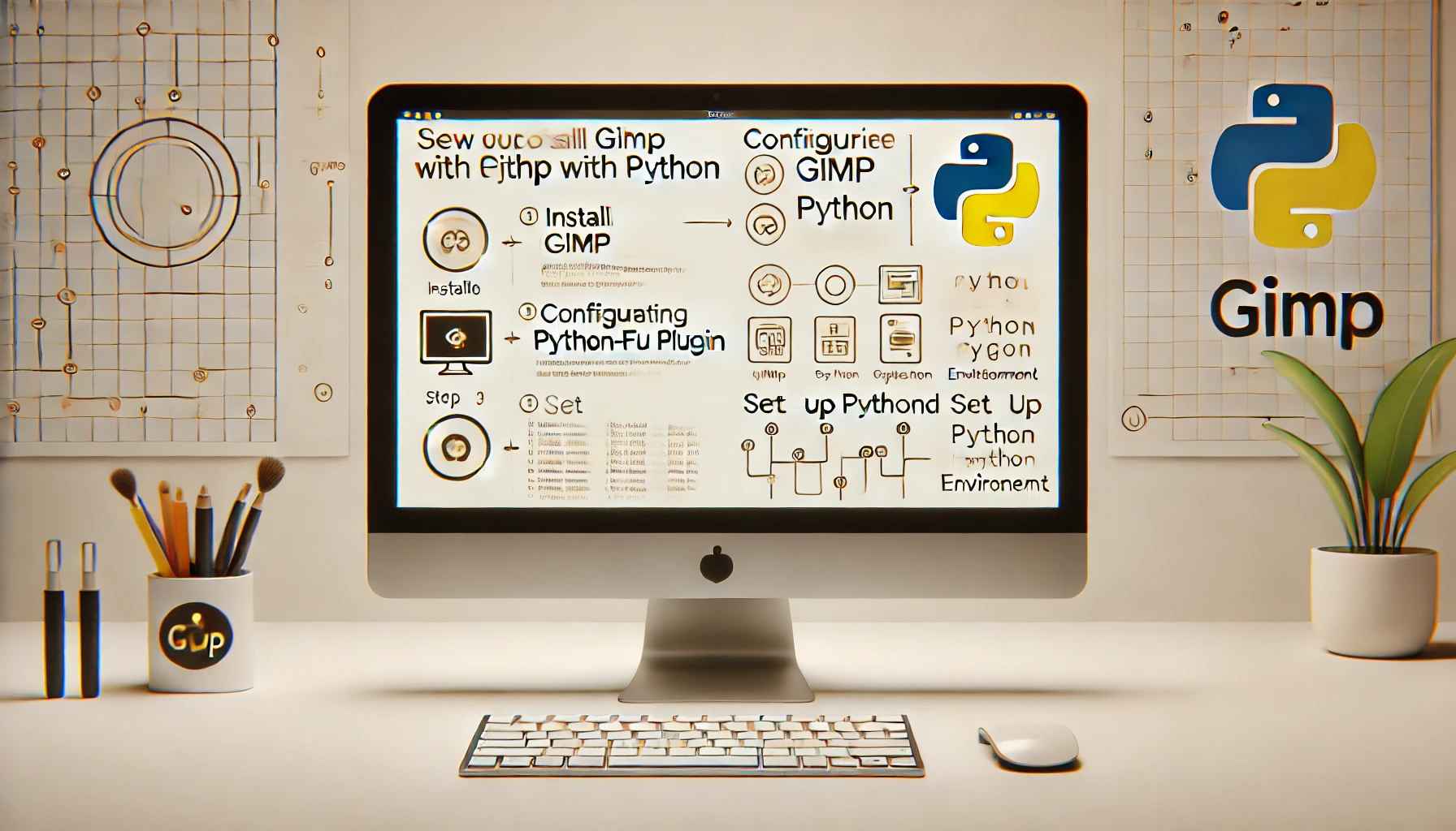 GIMPとPythonを使った画像処理自動化ガイド | スクリプト作成とデバッグ方法 | brianの人生これから