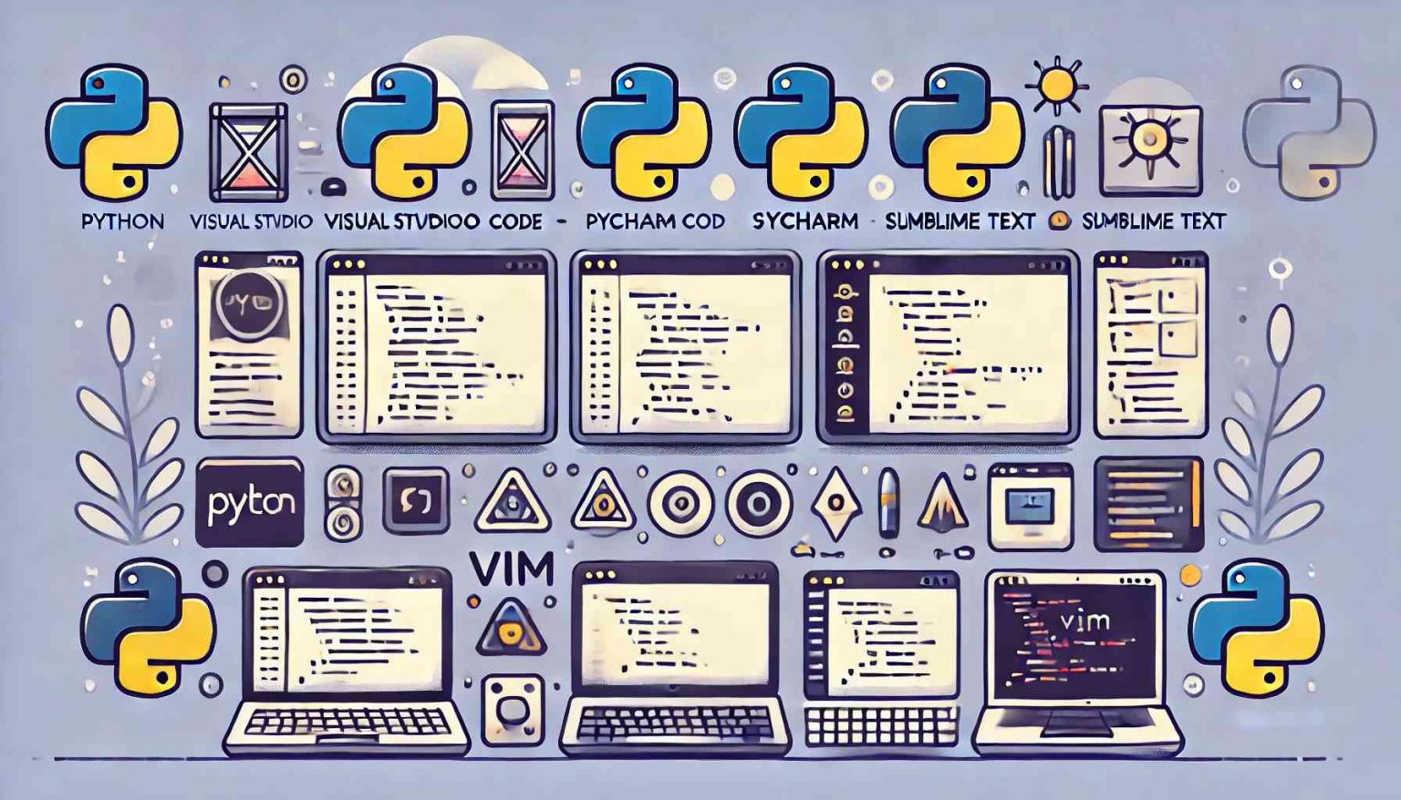 Python開発におすすめのエディタ4選：VSCode、PyCharm、Sublime Text、Vim | brianの人生これから